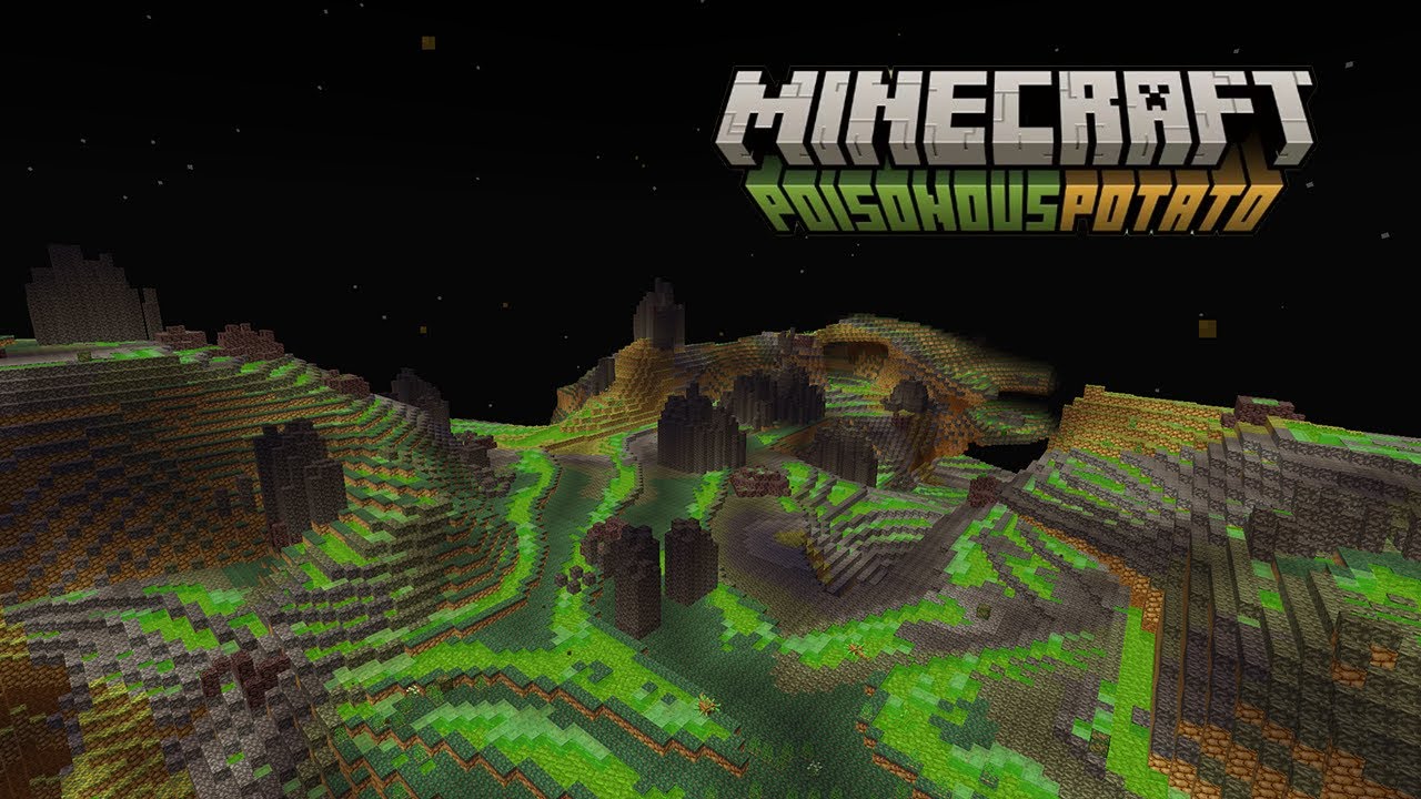 Minecraft Poisonous Potato Update - Gameplay (Cheat) - YouTube