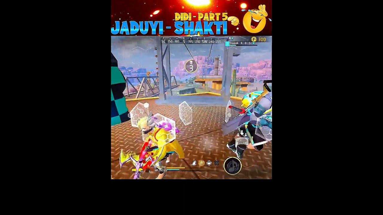 Jaduya Shakti 😂 #freefire funny moments #shorts #deepakrds #freefirefunny - YouTube