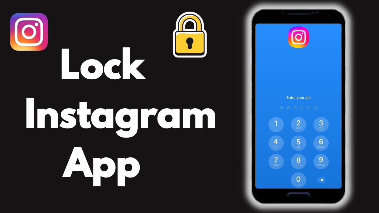 How To Lock Instagram App || How to Lock Instagram Using Pin Lock - YouTube
