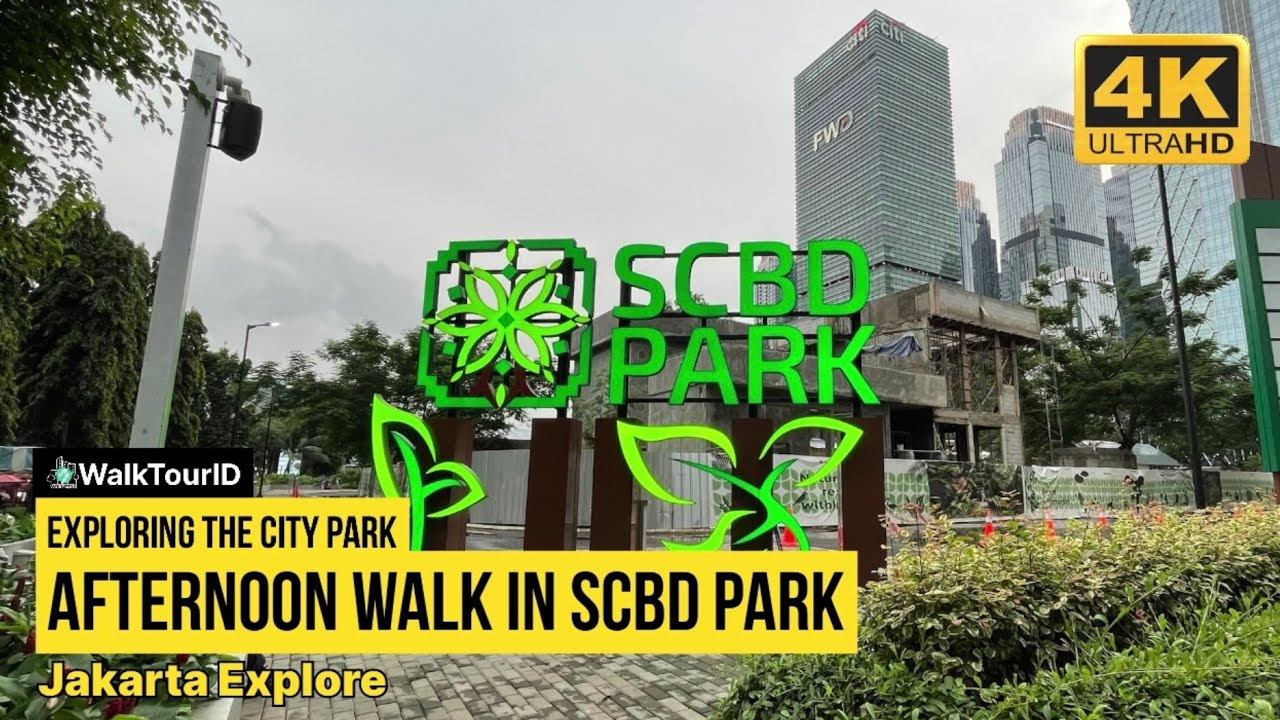 4K/60FPS | Exploring The City Park | Afternoon Walk in SCBD Park ...