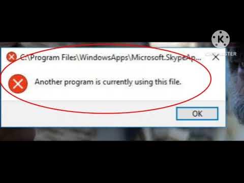 Fix Another program is currently using this file Problem Solve | another program is currently ...