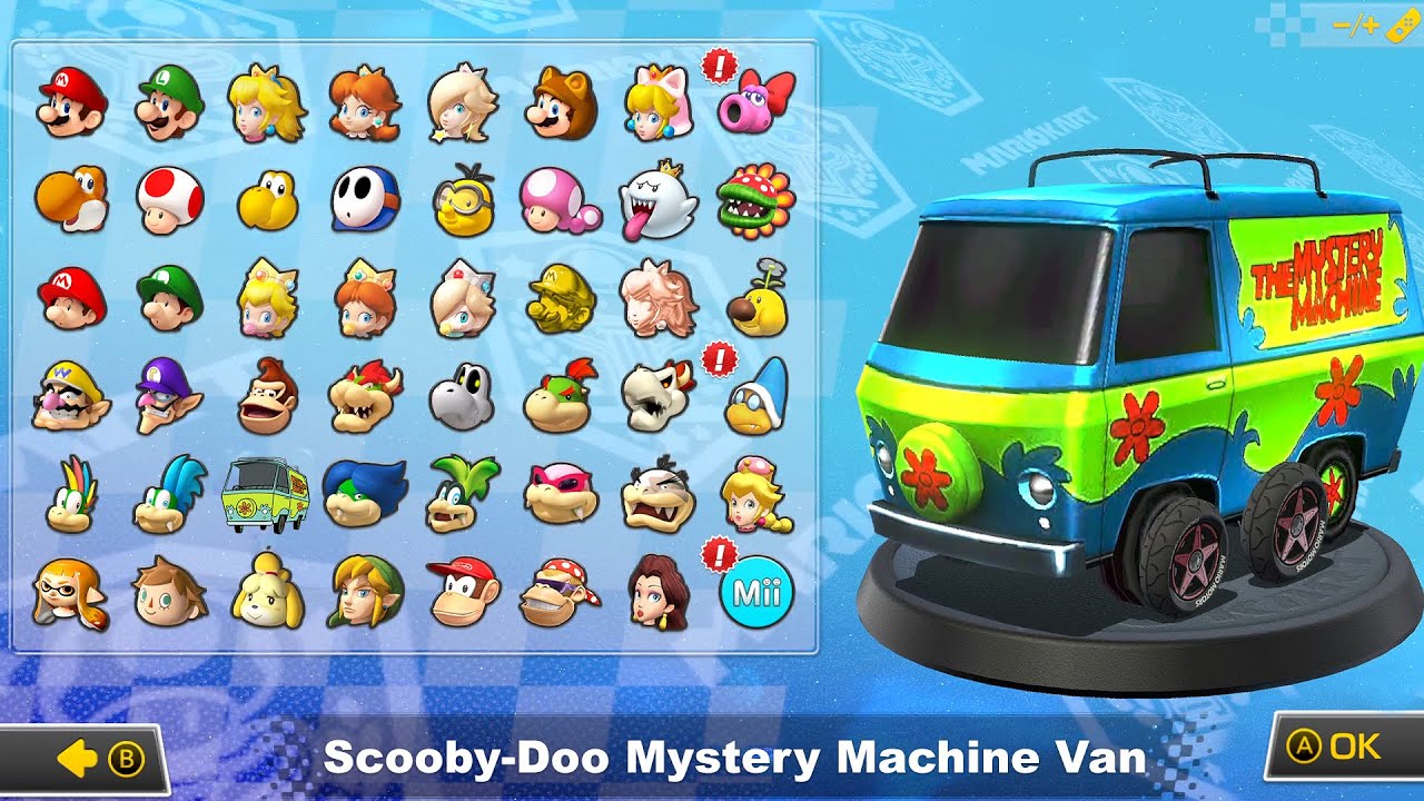 What if you play Scooby-Doo Mystery Machine Van in Mario Kart 8 Deluxe ...