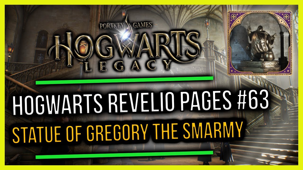 Hogwarts Castle Field Guide Revelio Pages #63 Statue Of Gregory The ...