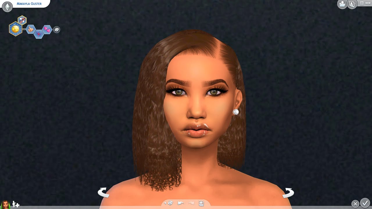 Sims 4 - Create A Sim | Red Bone Makayla G + CC Folder - YouTube