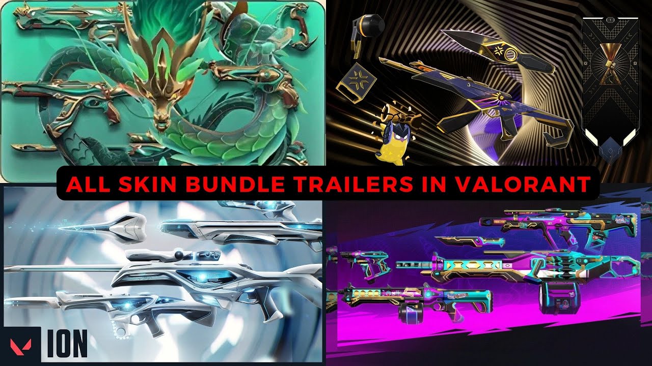 All Skin Bundle Trailers In Valorant UPDATED - YouTube