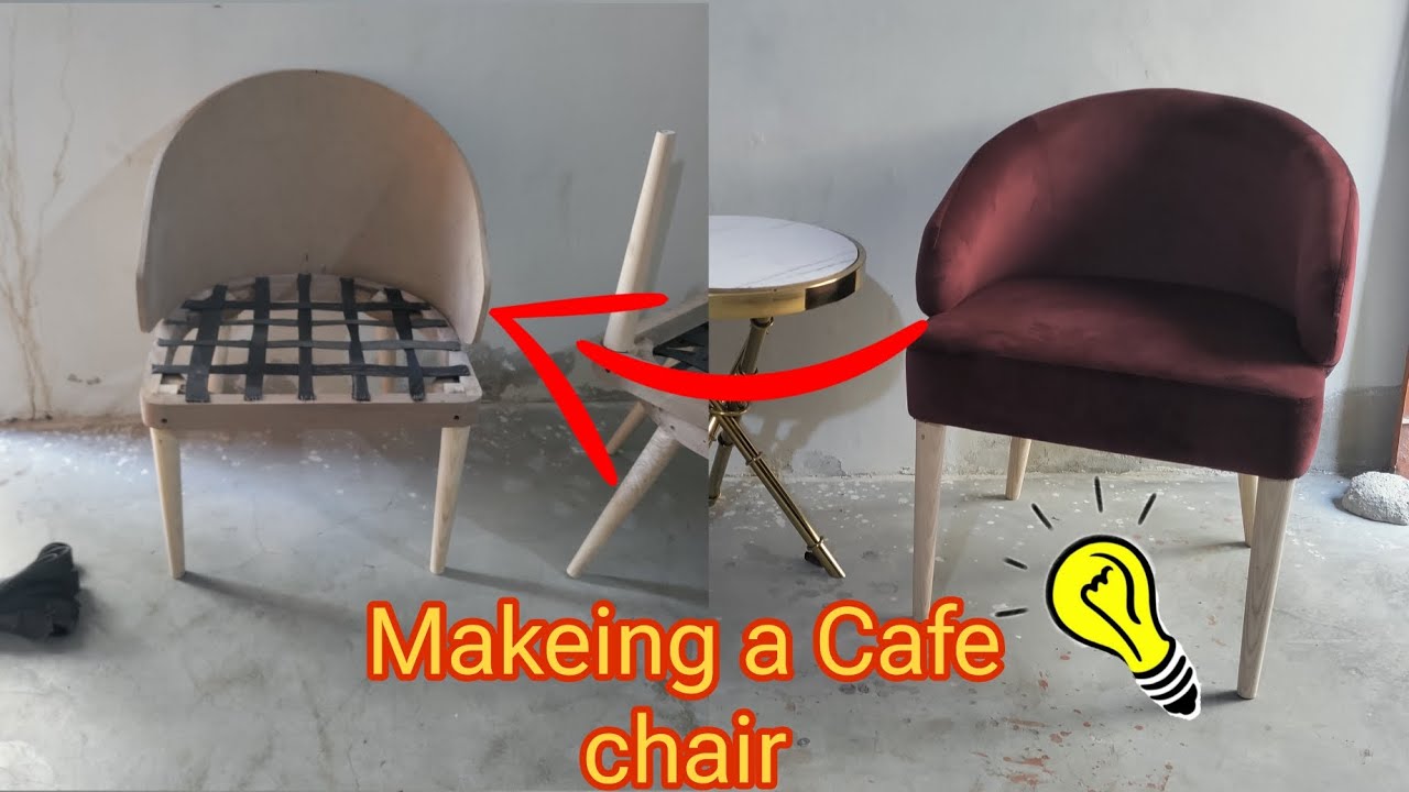 Makeing a Cafe Chair Design step by step process working #diy #chair # ...
