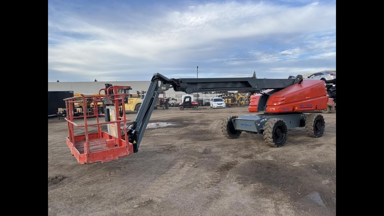 2012 SkyJack SJ45T Telescopic Boom Lift - YouTube