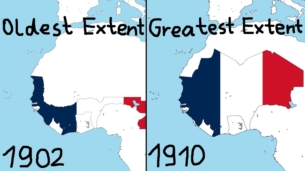 Extinct Countries of Africa at their Greatest Extent - YouTube