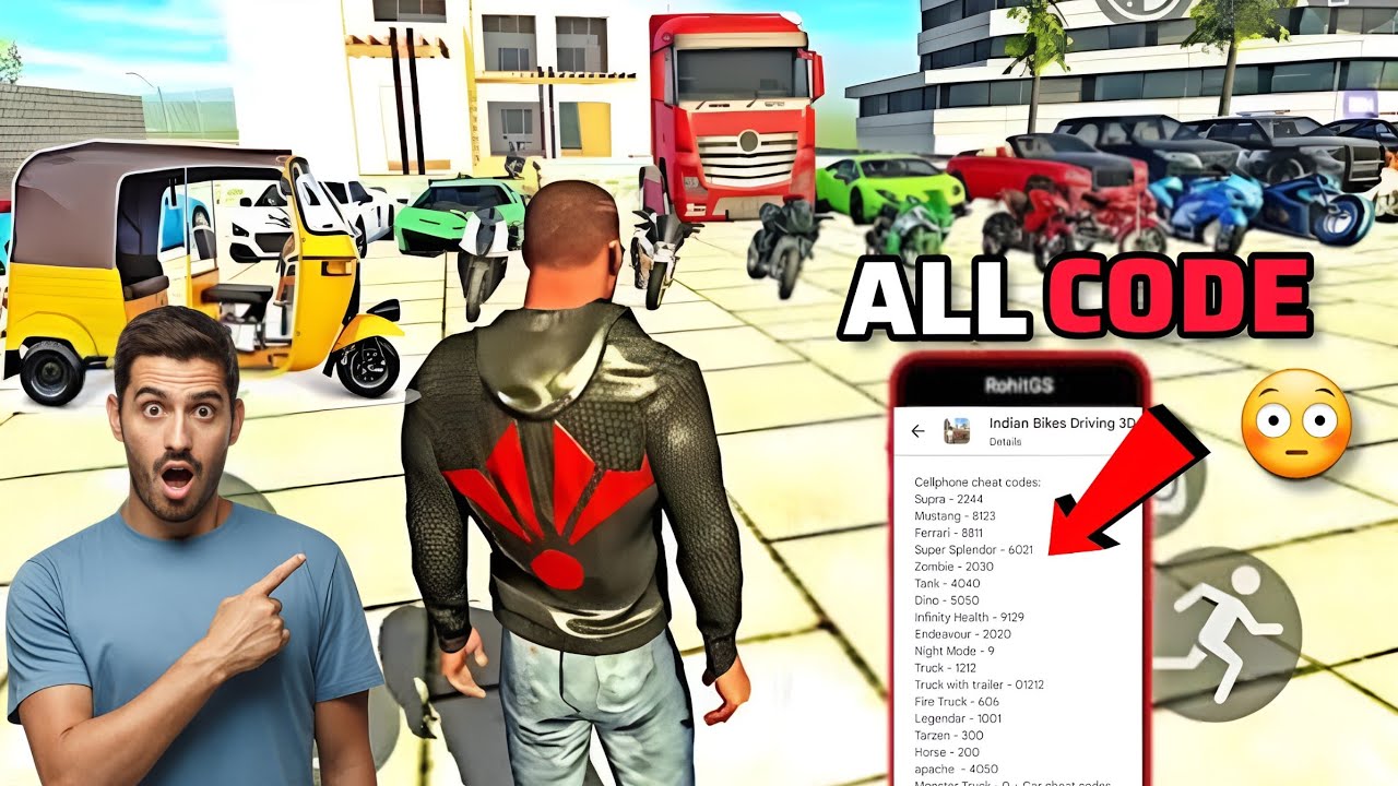 All New Cheat Codes List 2023 || Indian Bike Driving 3d New Cheat Code 2024 - YouTube