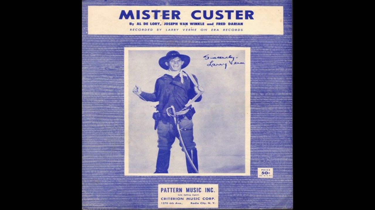 Mr. Custer - Larry Verne (1960) - YouTube