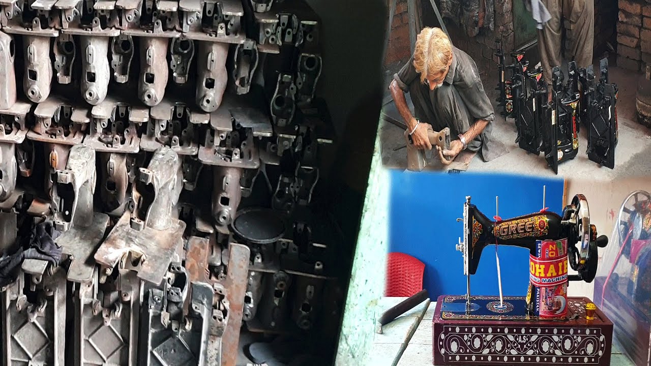 Manufacturing of Sewing Machine in Local Factory - YouTube