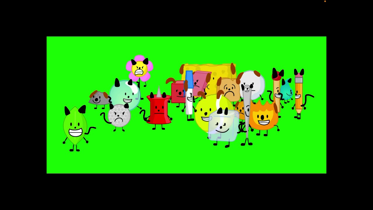 BFDI characters as dogs and cats - YouTube