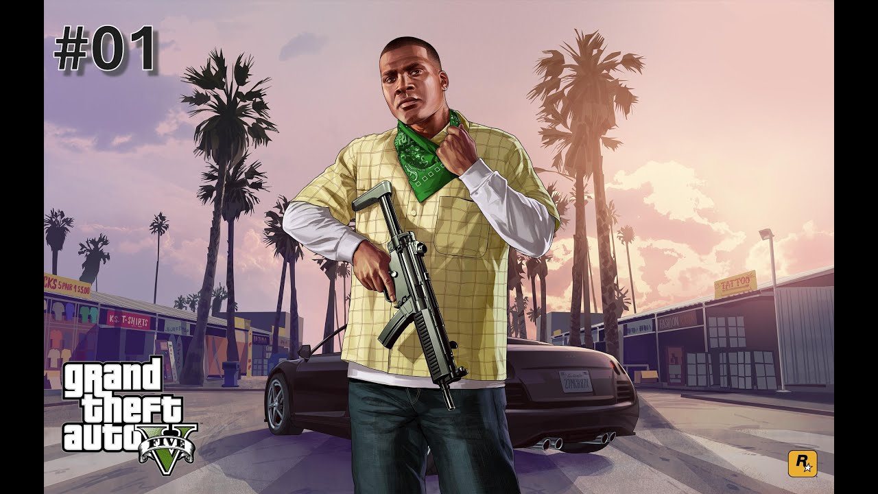 Franklin First Day in Los Santos | GTA V EP 01 | NexuSolid - YouTube