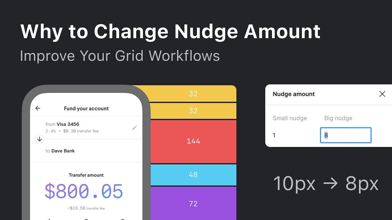 Why and How to Change Nudge Amount in Figma - Improve Workflows, Grids, and More - YouTube