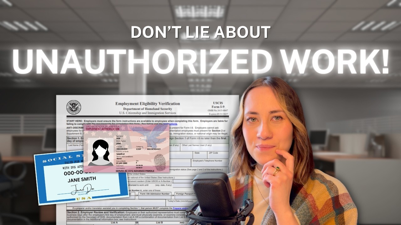 DO NOT LIE ABOUT UNAUTHORIZED WORK - YouTube
