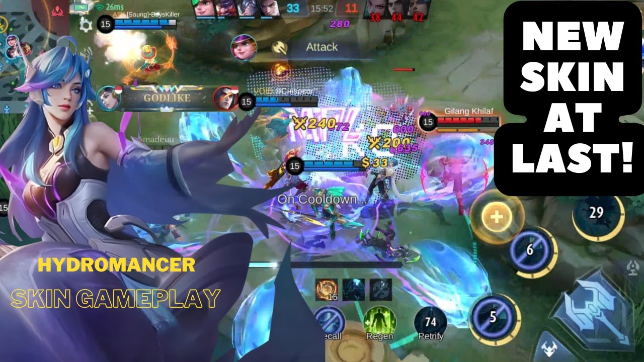 MISS GOLDFISH GOT A NEW SKIN! | Kadita MPL Hydromancer Skin | MLBB ...