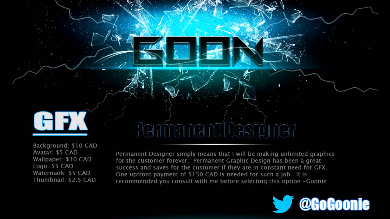 Goon's GFX Prices - YouTube