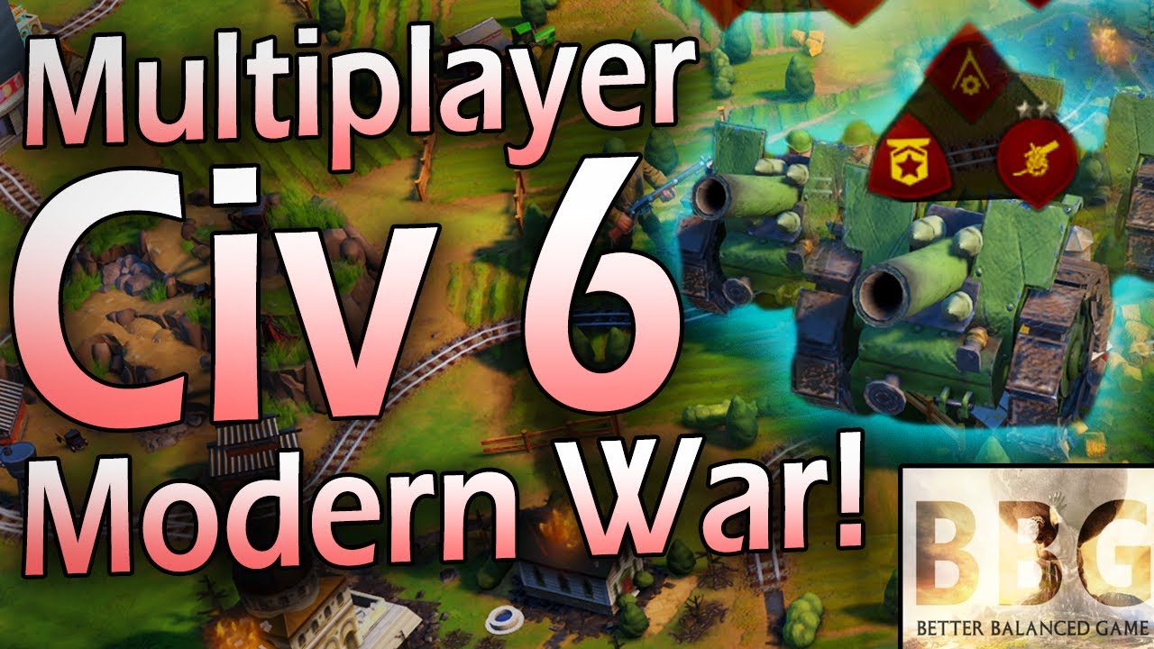 BIG Modern Era Wars in Civ 6 Multiplayer! BBG Mod - YouTube