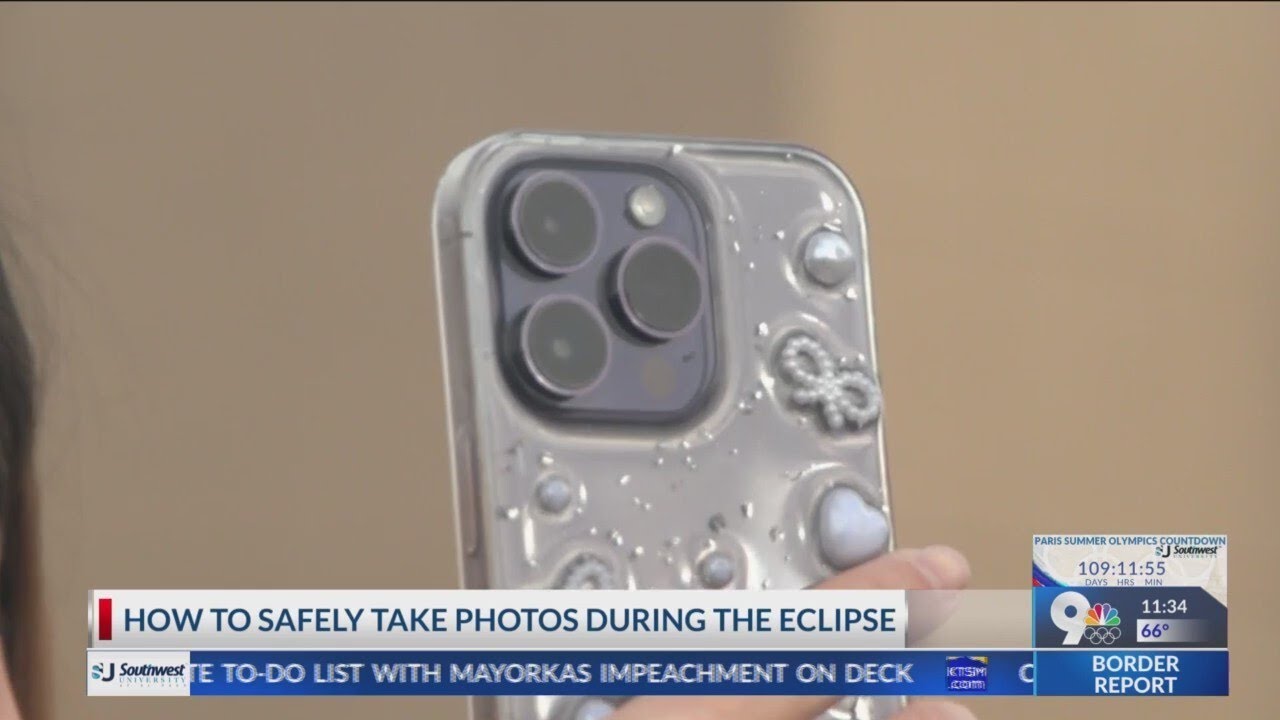 How to safely take a picture of the Solar Eclipse - YouTube