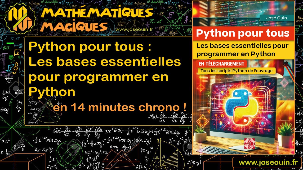 🐍 Python pour tous : Les bases essentielles pour programmer en Python - YouTube