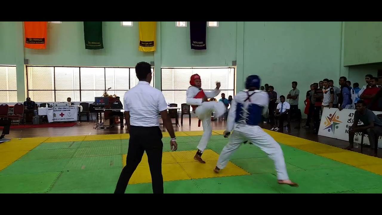 Taekwondo sparing match SL Sport Tv - YouTube