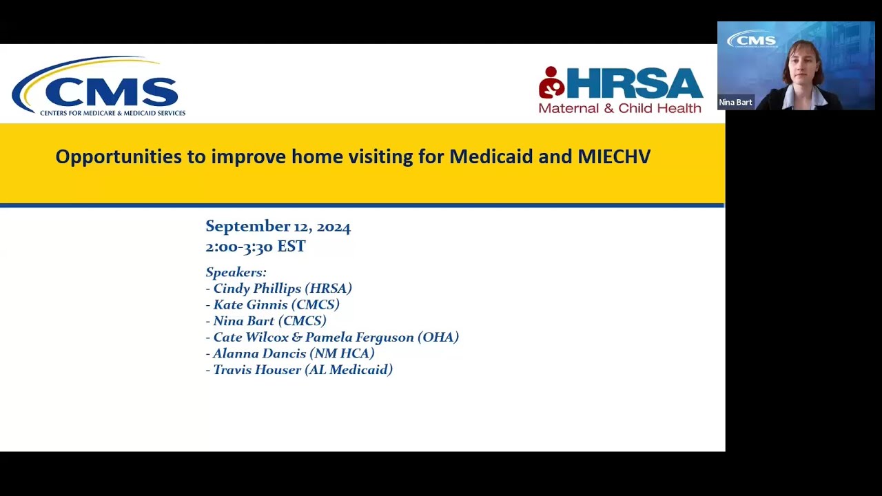 Opportunities to Improve Home Visiting for Medicaid and MIECHV - YouTube