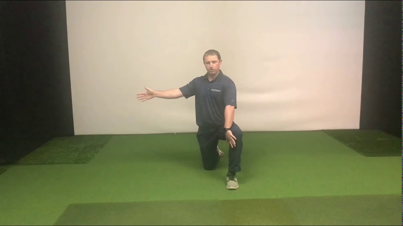 1/2 Kneeling Thoracic Rotation - YouTube