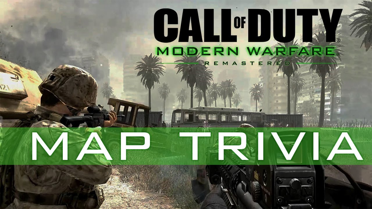 NAME THE COD MAP | Call of Duty 4 Modern Warfare - YouTube
