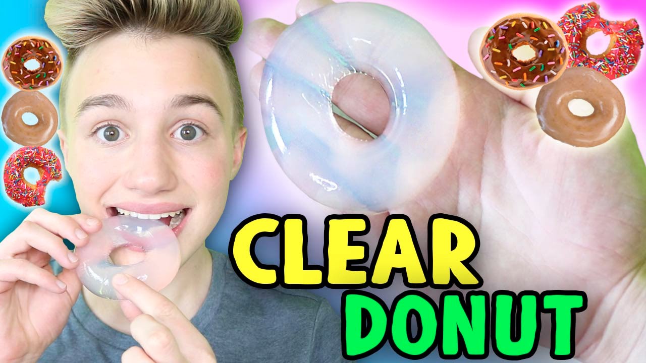 DIY CLEAR DONUT ! EDIBLE See Through Doughnut - YouTube