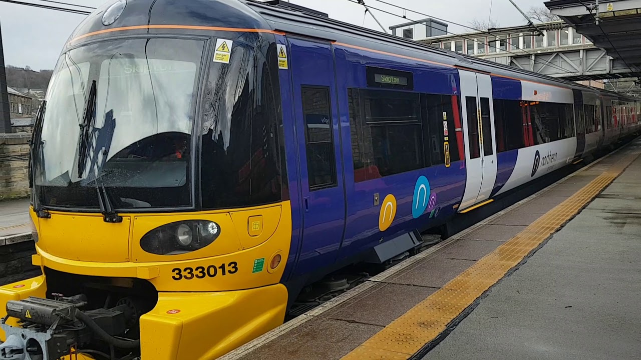 Class 333 no 333013 at Bingley Station 06/03/19 - YouTube