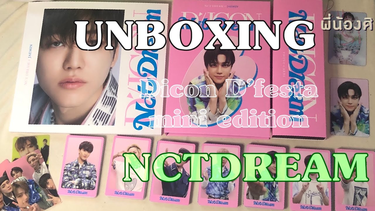 Unboxing Dicon d’festa mini edition JAEMIN NCT Dream - YouTube