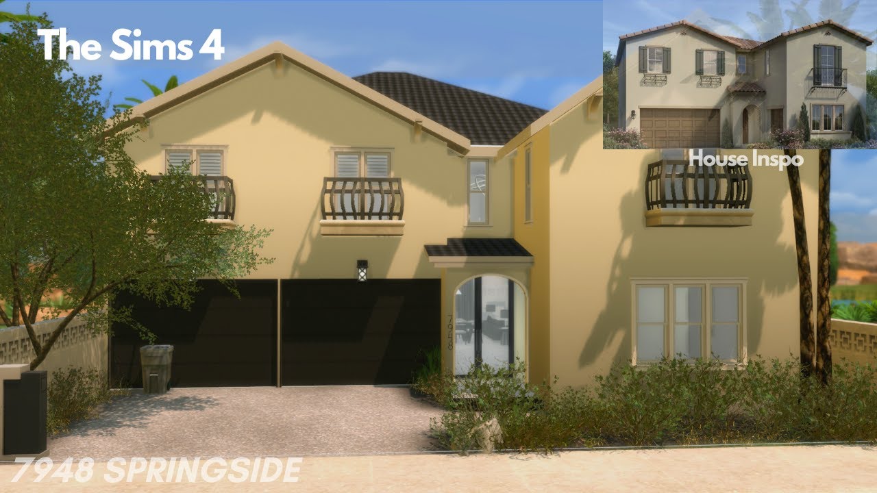 The Sims 4: Realistic Half-Furnished Home | Speed Build w/ cc | Prod ...