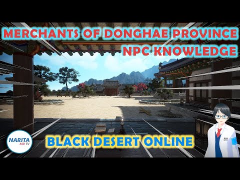 Merchants of Donghae Province Character Knowledge - Black Desert Online [BDO Guide] - YouTube