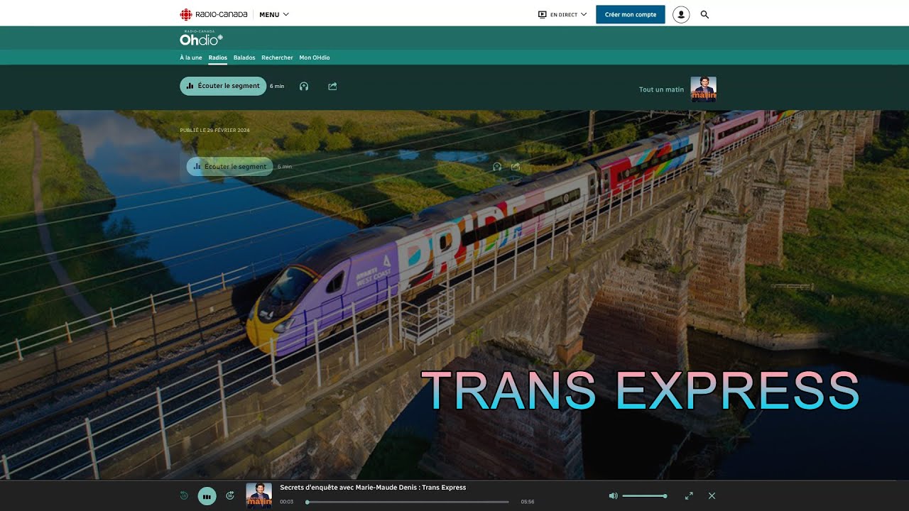Secrets d'enquête : #trans Express. Le reportage d'Ici TV Radio Canada ...
