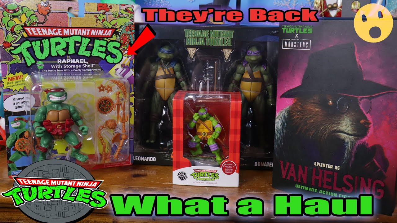 NEW TMNT Toy Hunting - Storage Shells, NECA, Holiday Too | Oh My Haul ...