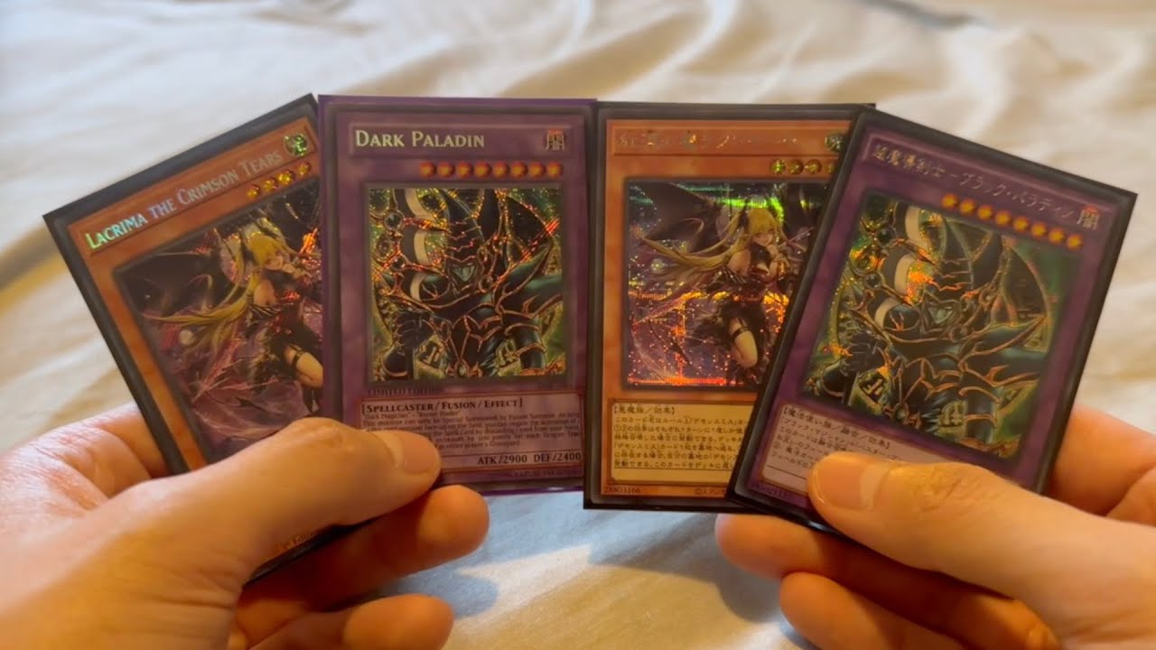 YUGIOH OCG VS TCG CARDS | LACRIMA | DARK PALADIN | Rota-JP014 VS ROTA-EN014 - YouTube