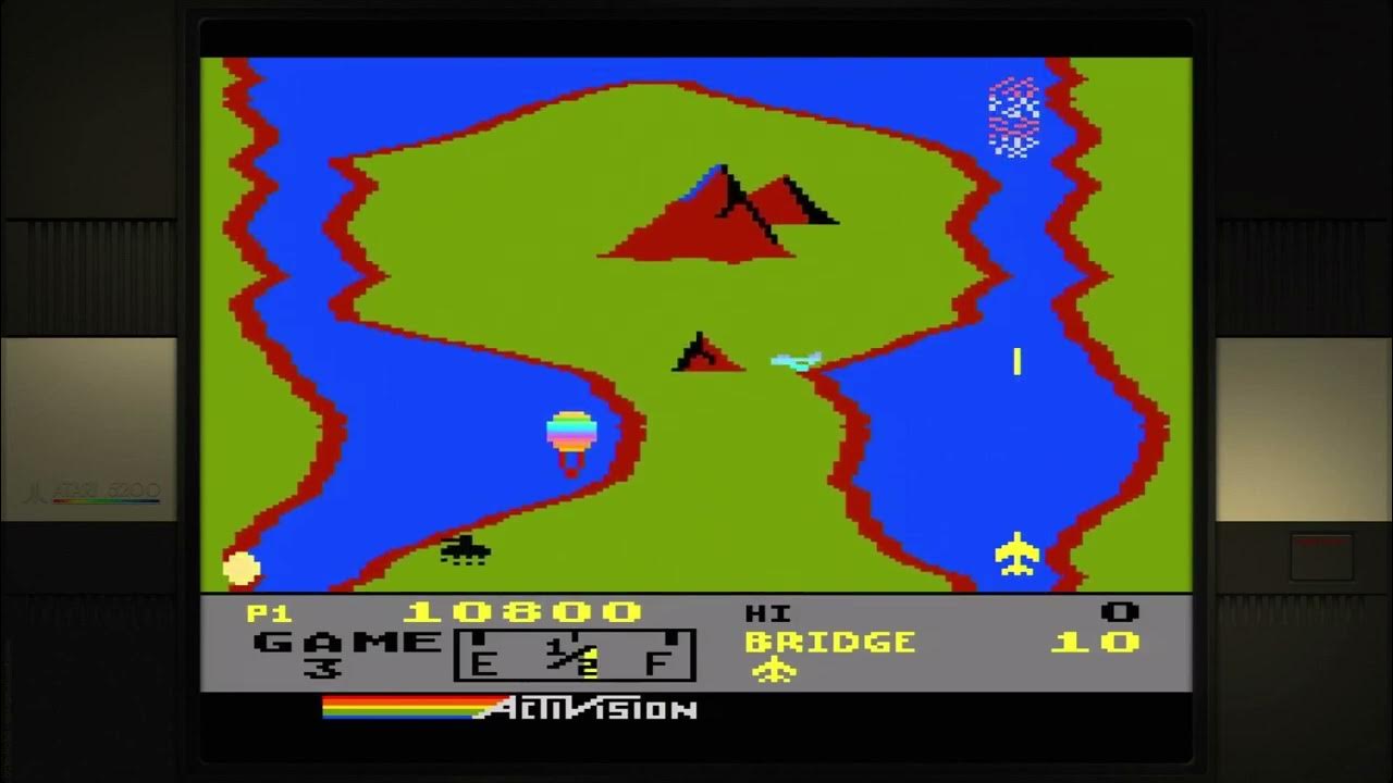 River Raid Game 3 Atari 5200 Emulated - YouTube