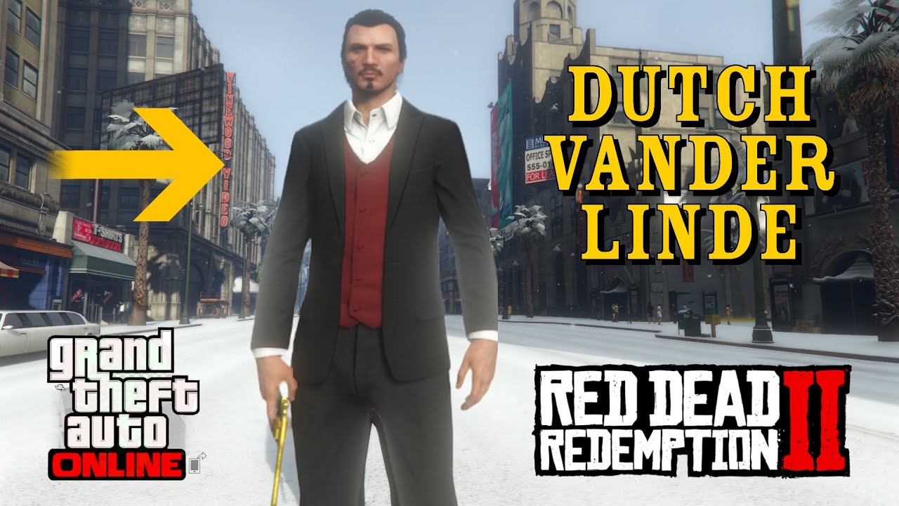 How to create DUTCH VANDER LINDE in GTA 5 Online!! - YouTube
