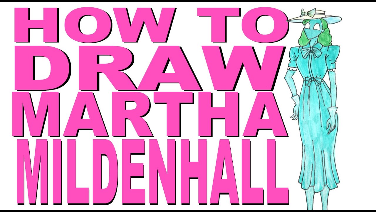 How to draw Martha Mildenhall (The Amazing Digital Circus) - YouTube