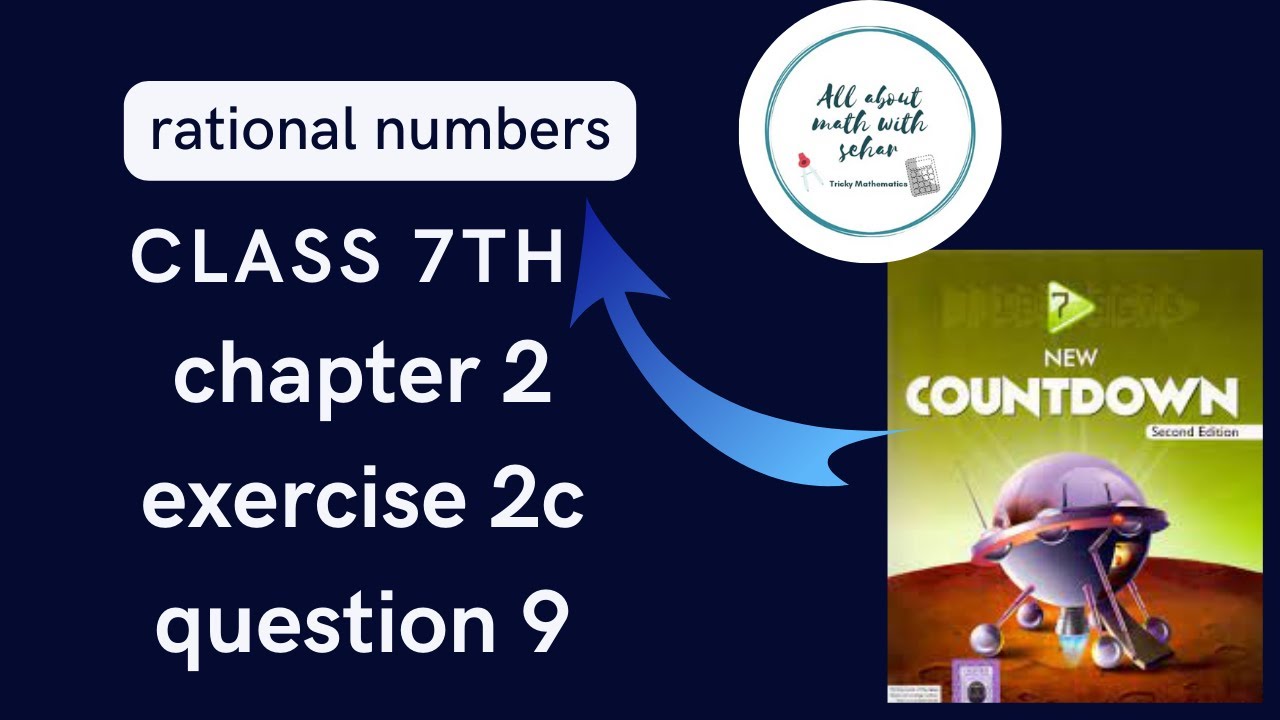 class 7th maths chapter 2 rational numbers - YouTube