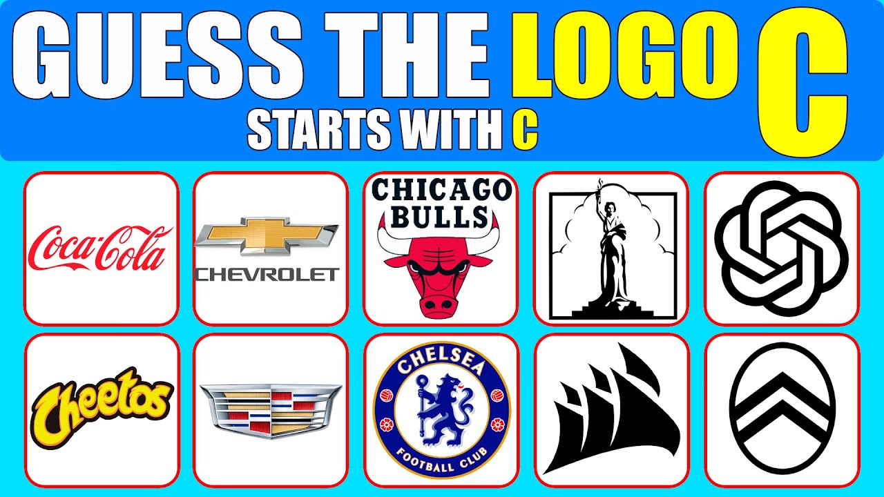 Can You Guess 50 Famous Logos Starting with C? Only 5 Seconds⏳ - YouTube