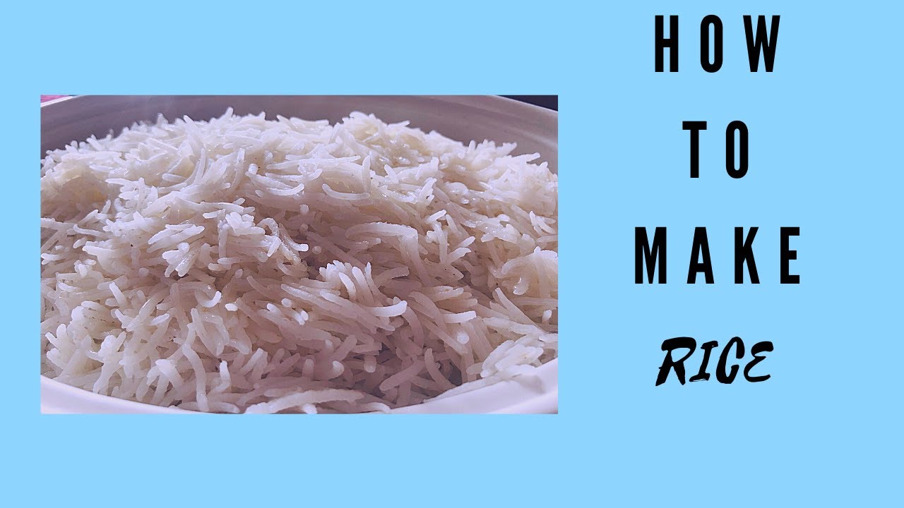 How to Make Rice - YouTube