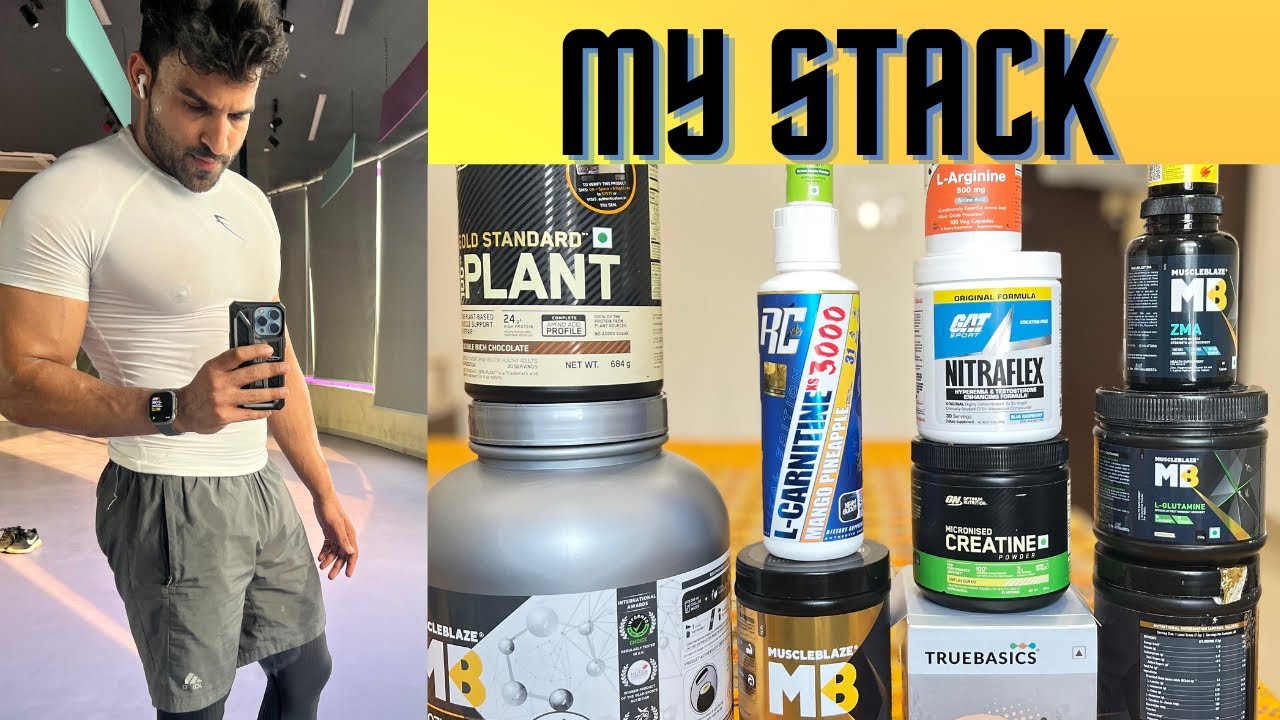 My current supplement stack | my supplements for cutting | - YouTube
