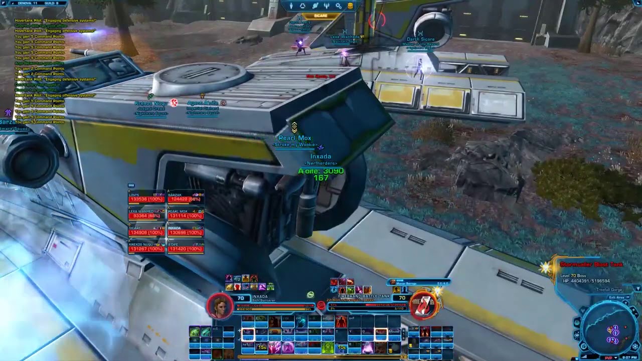 SWTOR Explosive Conflit HM Firebrand and Stormcaller - YouTube