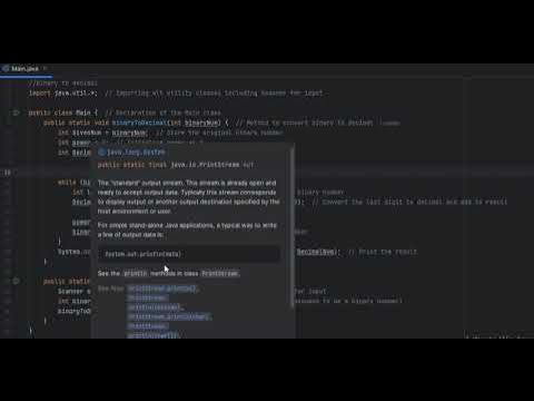 Write a java code to convert Binary number to Decimal number |Easy Coding | Java | #easycode # ...