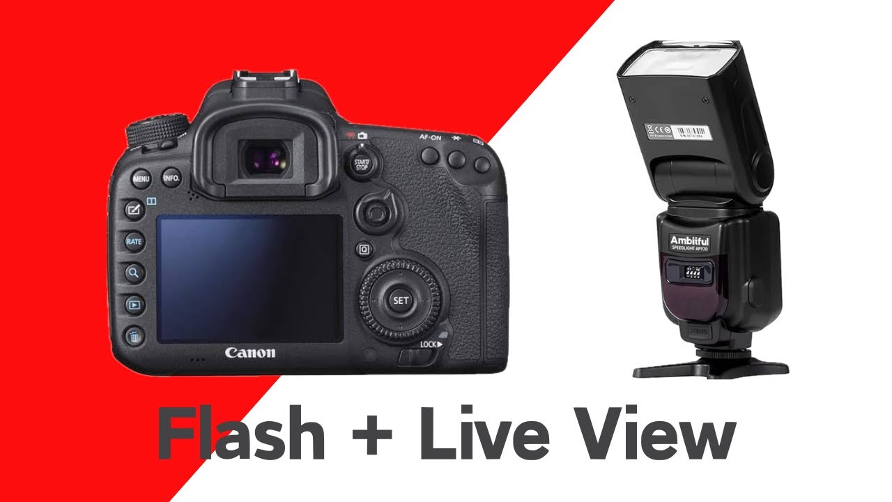 Como usar o flash com o Live view ligado? (versão Canon) #canon #flash ...