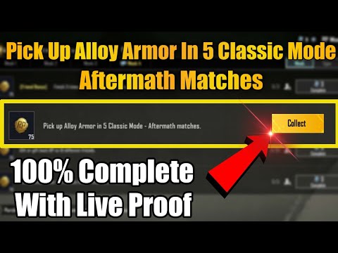 Pick Up Alloy Armor In 5 Classic Mode - Aftermath Matches - YouTube