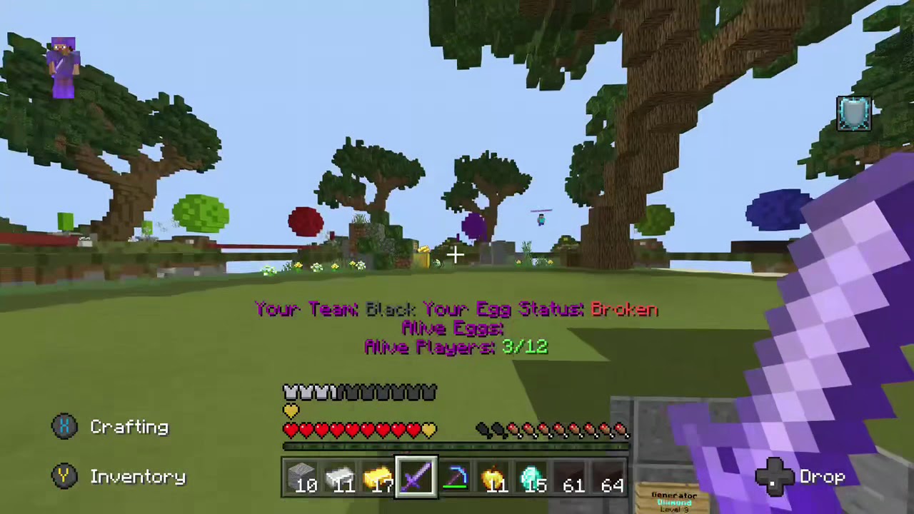 CubeCraft - Fly Hacker on EggWars Solo - YouTube