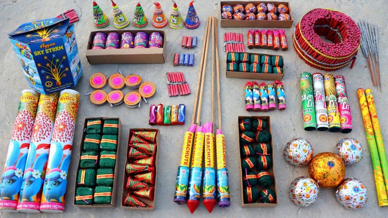 Many types of Diwali fireworks testing | new Stash testing video ...