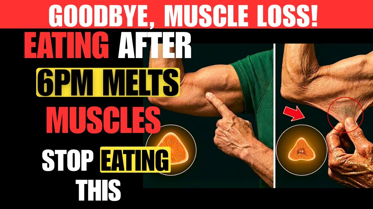 SENİORS: Your MUSCLES Are MELTING Away At Night - Stop Eating THIS ...